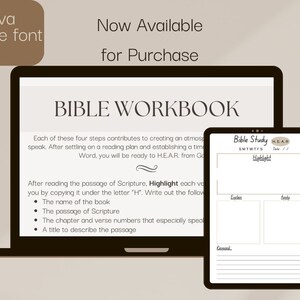 Bible Workbook, Bible Study, Bible Journal - Etsy