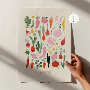 Poster Mockup With Hand | Editable | No Frame | DIN A Print Flatlay ...