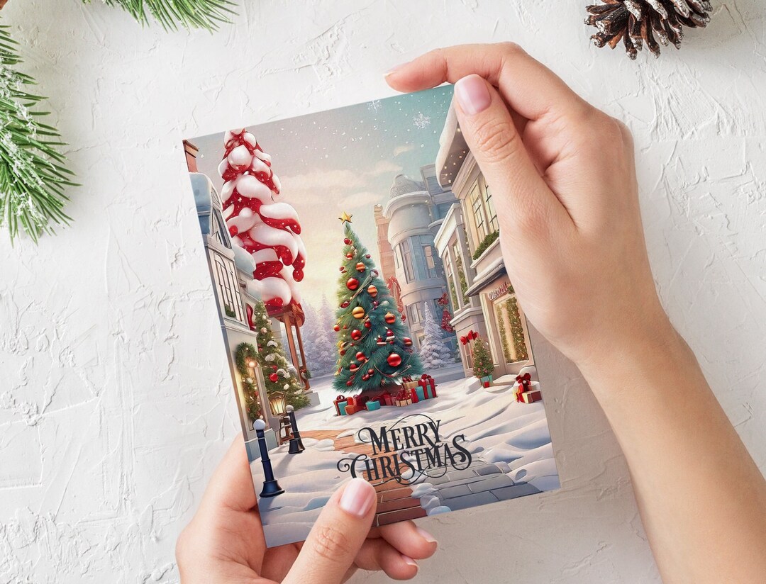 10 Christmas Card Designs for Digital Download and Printing. - Etsy