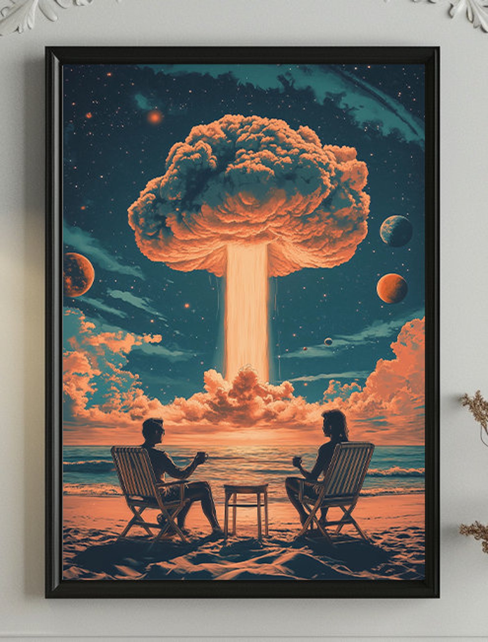 Vintage Sci Fi Poster Digital Download Scifi Art retro Scifi Digital ...