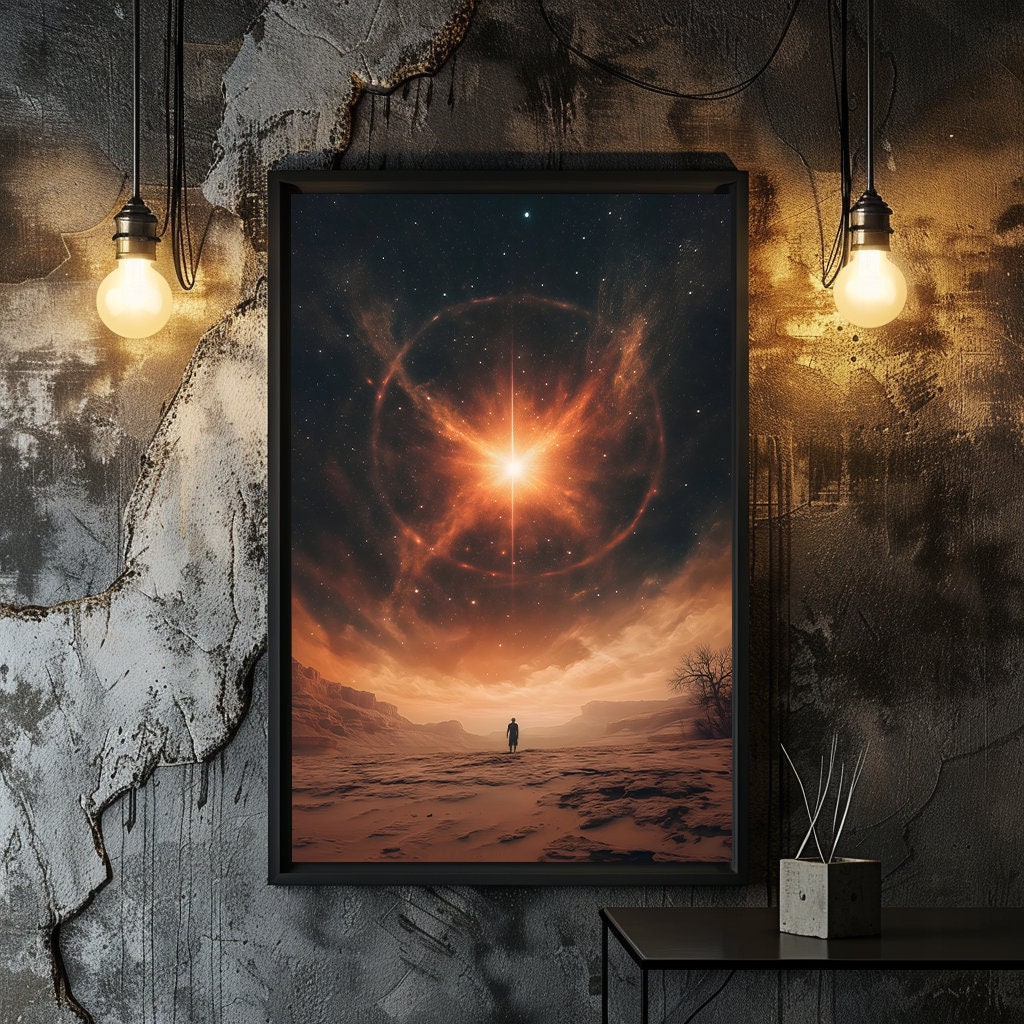 Vintage Sci Fi Poster Digital Download Scifi Art retro Scifi Digital ...