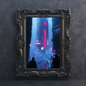 Sci Fi Poster Digital Download Scifi Art retro Scifi Digital Poster ...