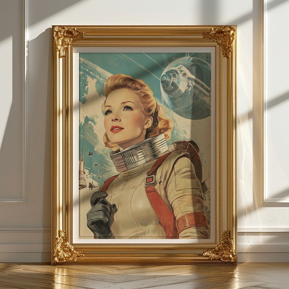 Vintage Sci Fi Poster Digital Download Scifi Art retro Scifi Digital ...