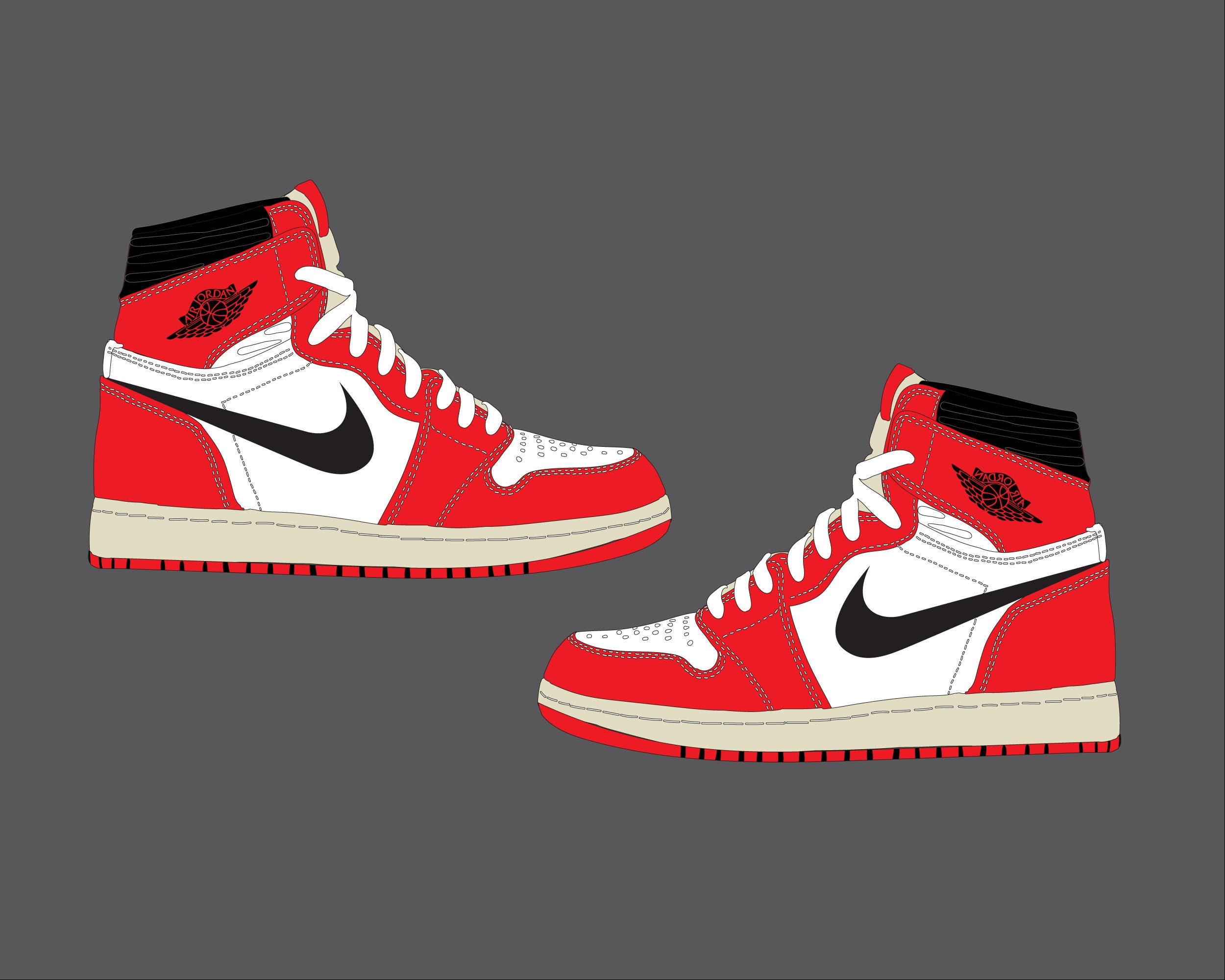 Shoes Tech Pack Technical Drawings Streetwear Shoes Vector Tech Pack ...