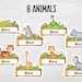 Editable Jungle Classroom Labels | Wild Animals - Etsy