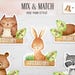 Editable Woodland Animal Classroom Birthday Display | Canva Template ...