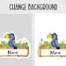 Editable Classroom Labels | Wild Animals & Birds - Etsy