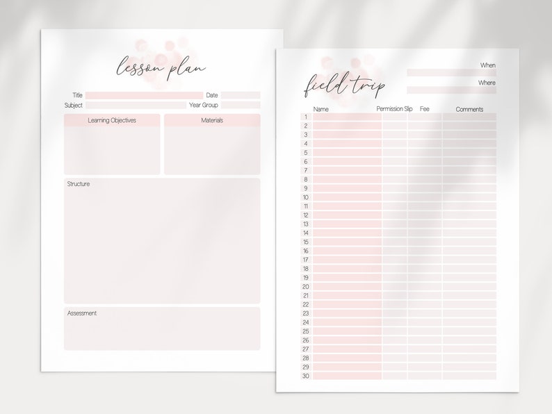 Early Childhood Teacher Planner preschool, Kindergarten - Etsy Australia