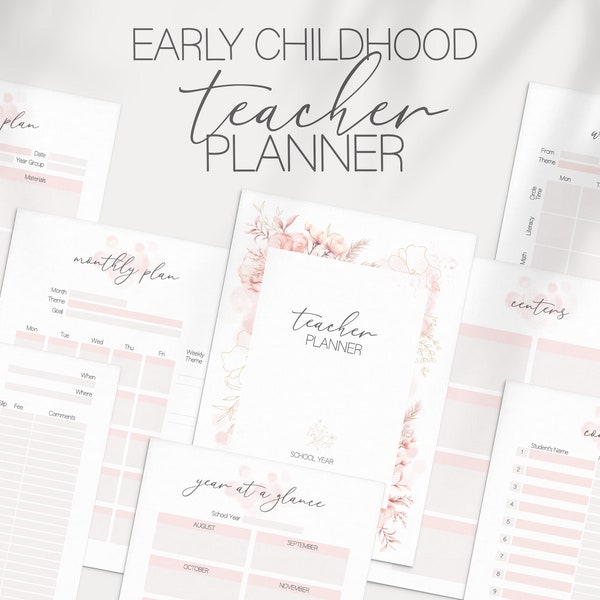 Teacher Planner - Etsy