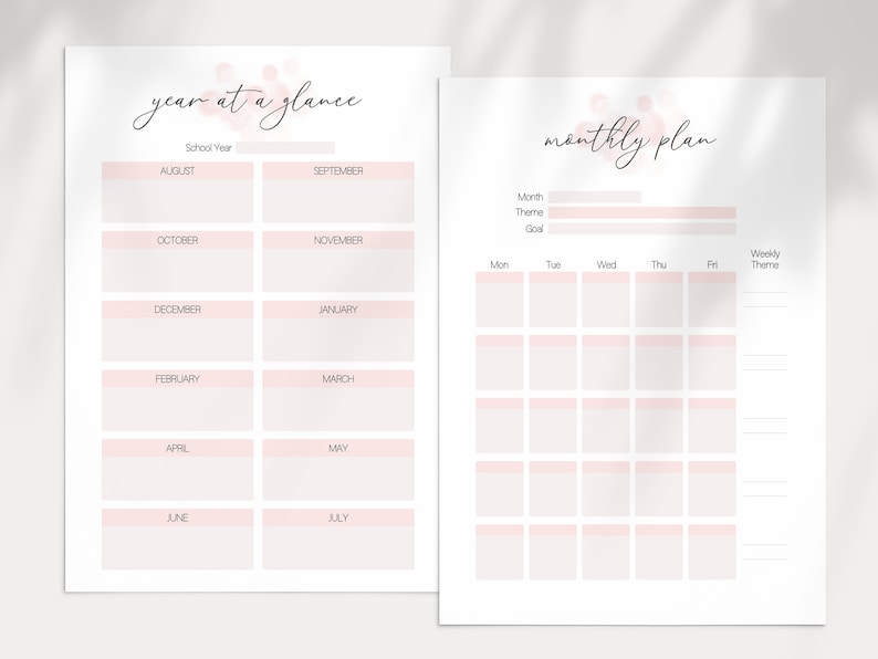 Early Childhood Teacher Planner preschool, Kindergarten - Etsy Australia