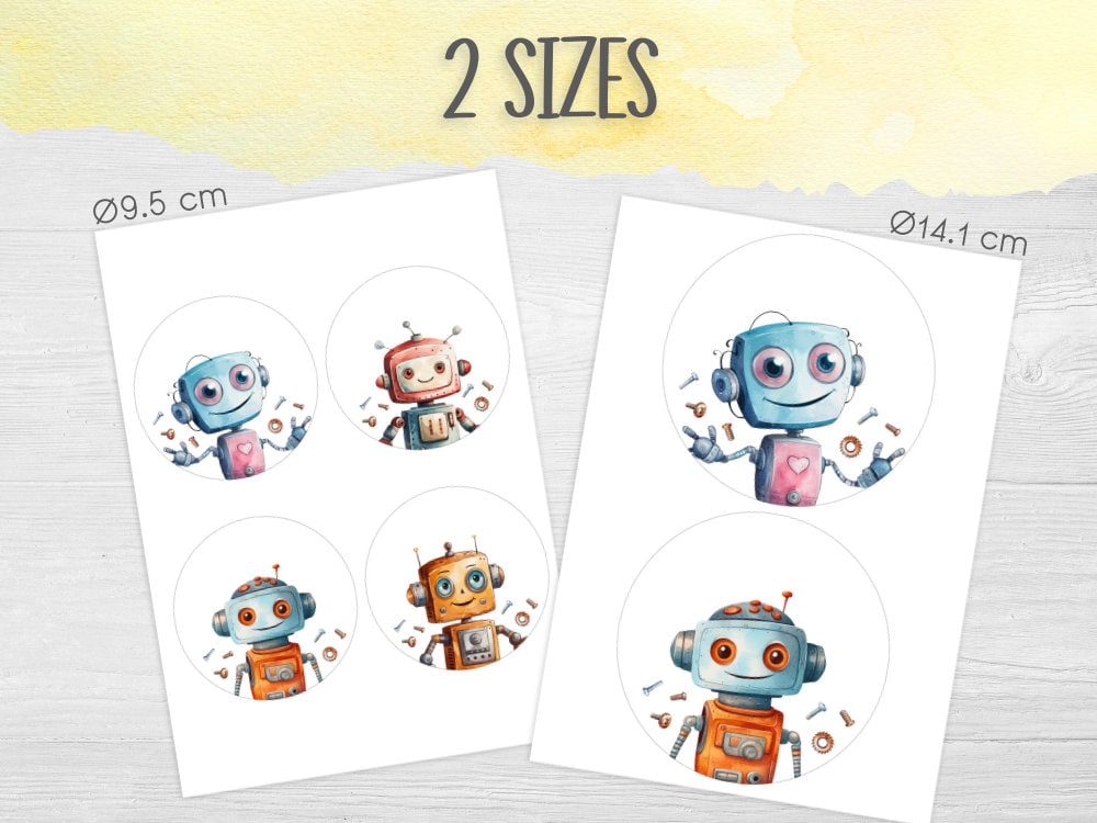 Editable Classroom Labels | Robots and Bolts - Etsy