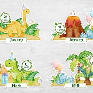 Dinosaur Classroom Birthday Display | Birthday Bunting - Etsy