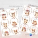 Editable Classroom Name Tags | Boho Woodland Animals - Etsy