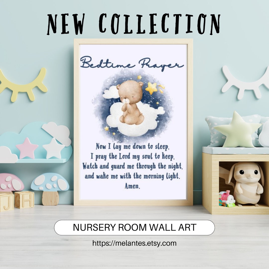 Christian Wall Art, Toddler Boy Room Décor 7 Set Printable for Boys ...