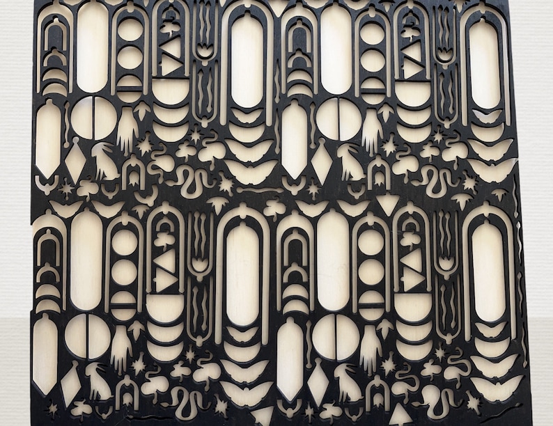 Hand Drawn Laser Earring SVG File, Wood Earring Laser File, PDF, DXF ...