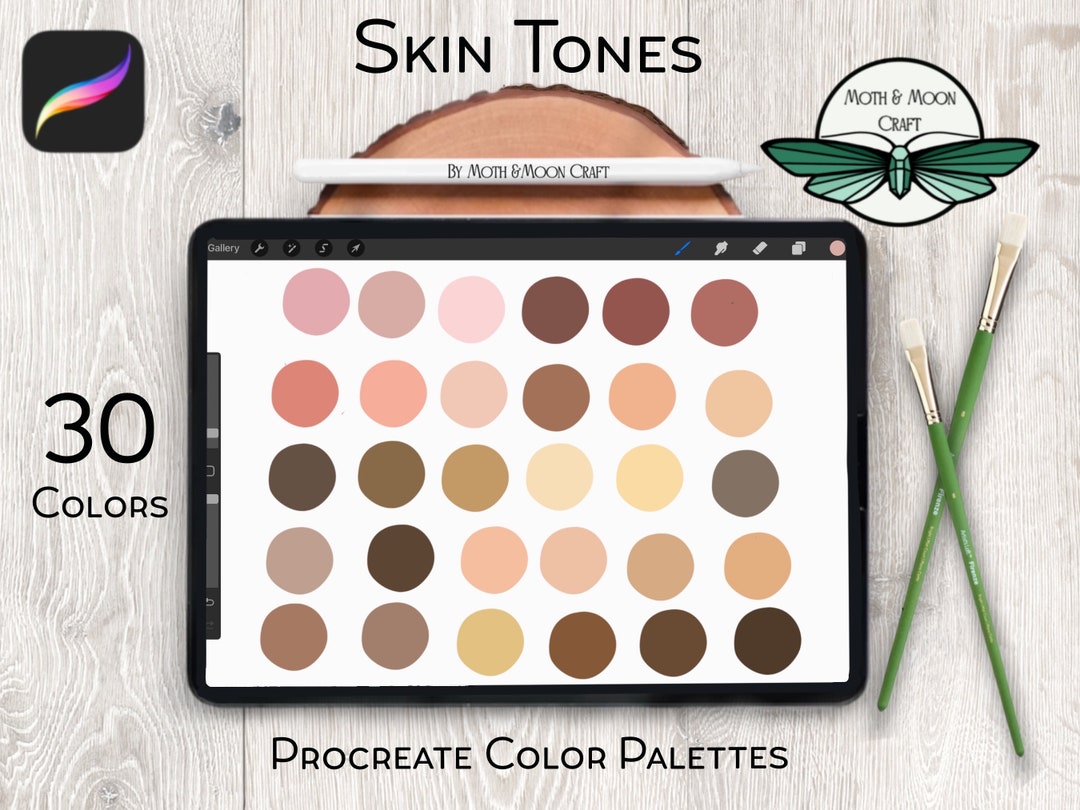 Skin Tones Procreate Color Palette - Etsy Canada