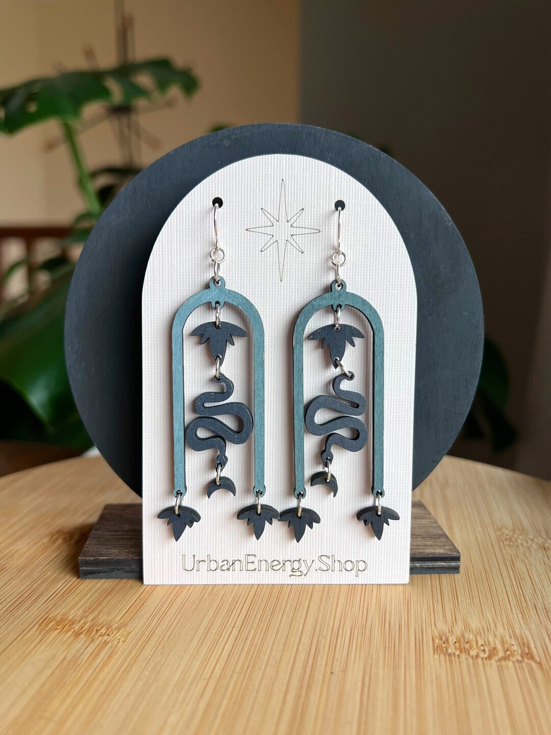 Hand Drawn Laser Earring SVG File, Wood Earring Laser File, PDF, DXF ...