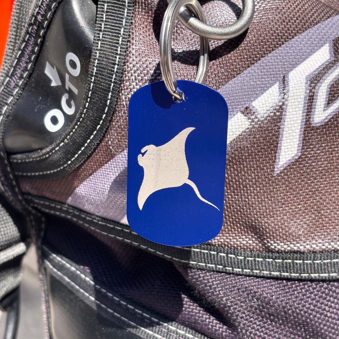 Scuba Gear ID Tag | Personalized BCD Tag With Ocean Designs | Diver ...