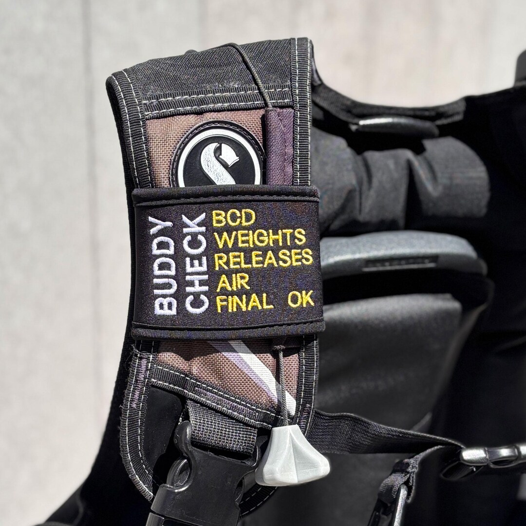 Personalised Buddy Check BCD Name Strap | Custom Made With Your Name or ...