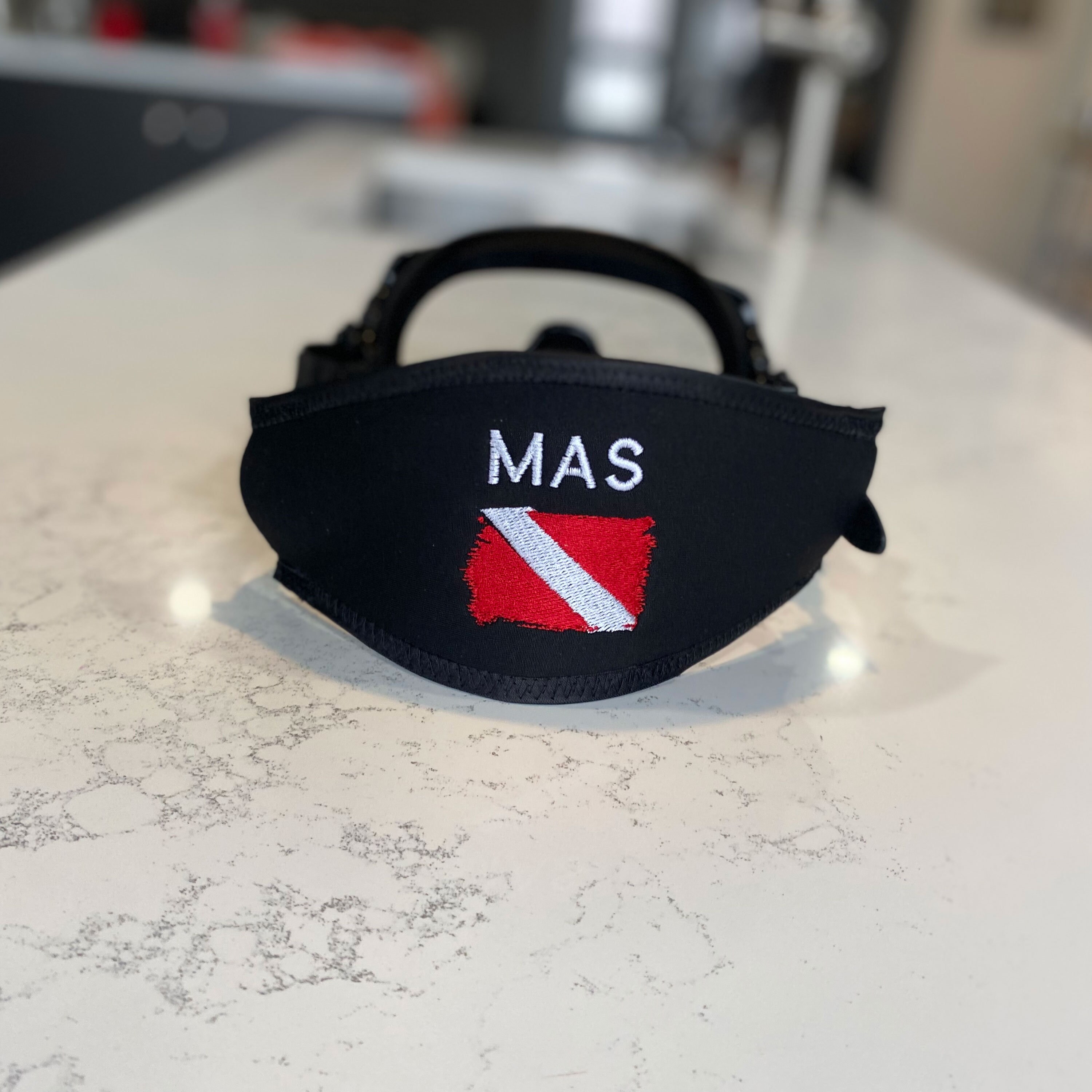 Personalized & Customizable Scuba Diver Gift Dive Flag SCUBA Mask Strap ...