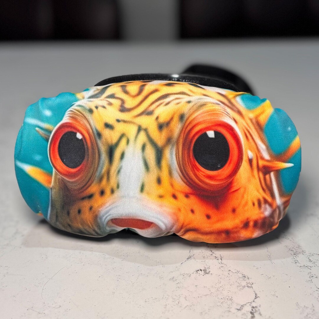 SCUBA Dive Mask Cover With a Puffer Fish. Protect Your Scuba Mask With ...