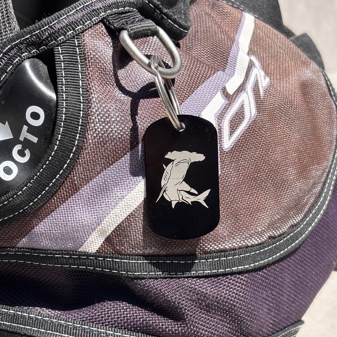 Custom Scuba BCD Tag: Engraved Marine Life, Personalized Dive Gear ID ...