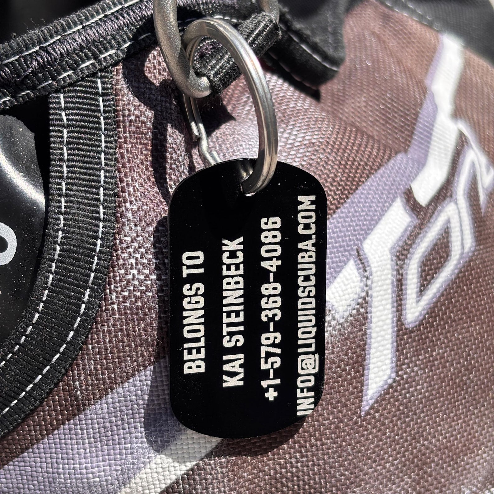Custom Scuba BCD Tag: Marine Life Engraved Aluminum Dive Gear ID - Etsy