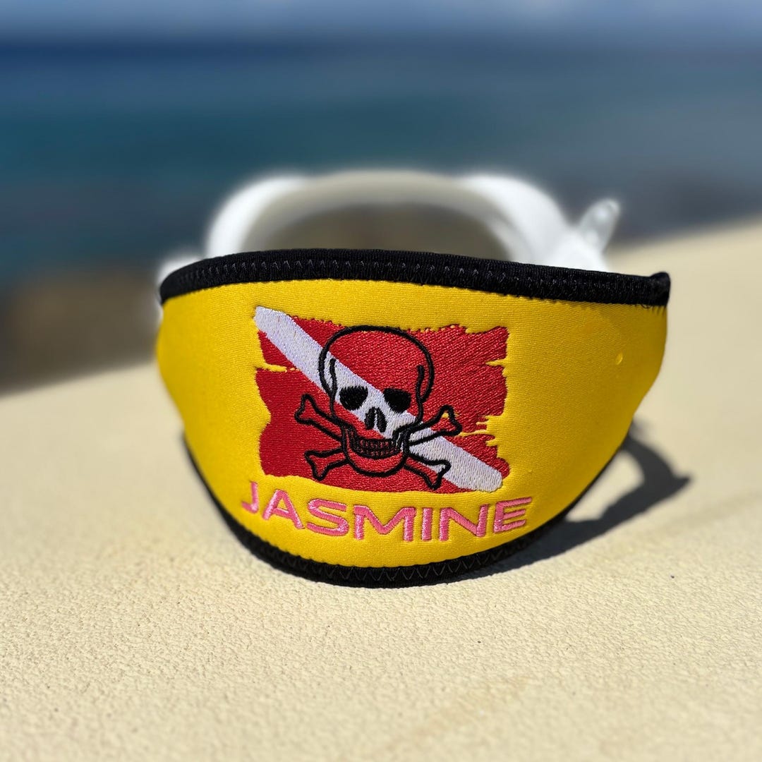 Personalized & Customizable - Scuba Diver Gift - Pirate Skull and Bones ...