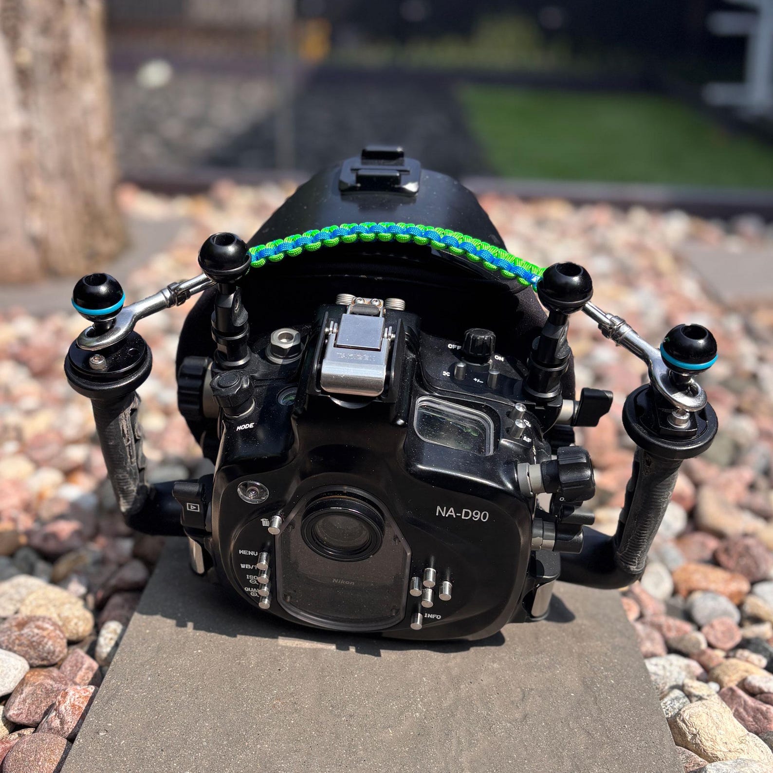 Braided Paracord Scuba Camera Strap: Stainless Steel Snap Hook or D ...