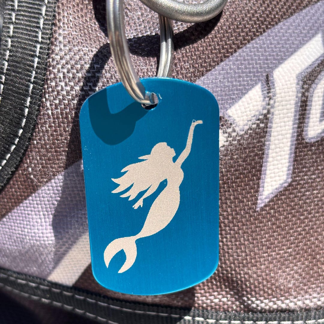 Custom Engraved Scuba BCD Tag: Marine Life Design, Personalized Dive ...