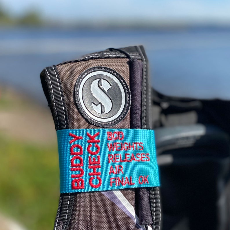 Personalised Buddy Check BCD Name Strap Custom Made With Your Name or ...