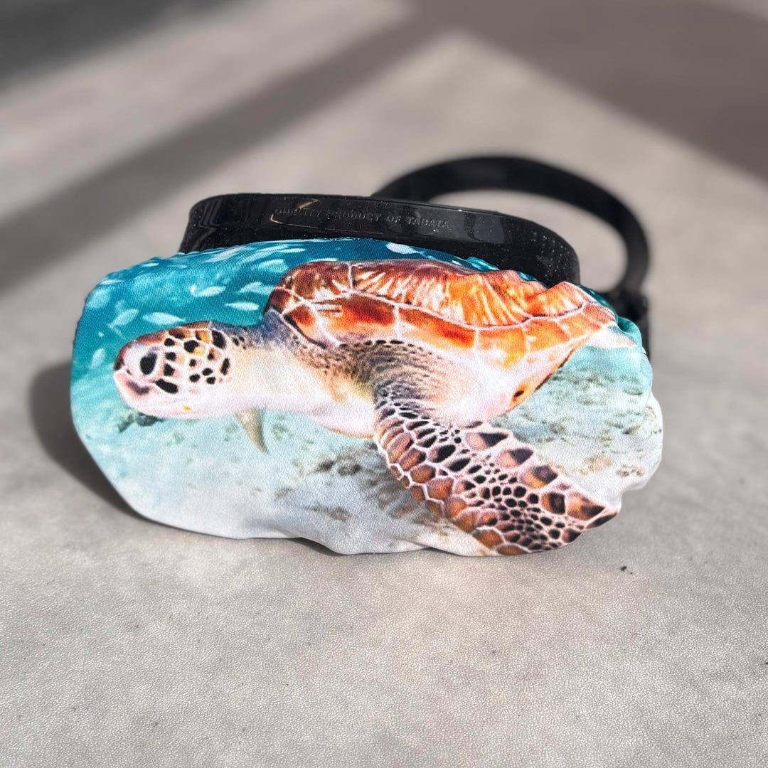 SCUBA Dive Mask Cover With a Turtle. Protects Your Scuba Mask Strap - Etsy