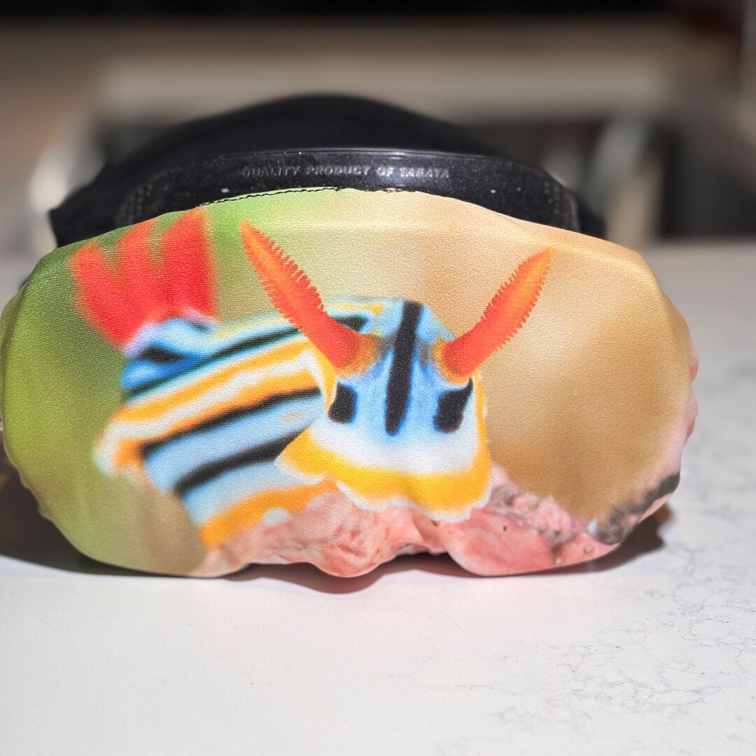 Nudibranch SCUBA Mask Cover: Up-cycled Fabric Dive Mask Protector - Etsy