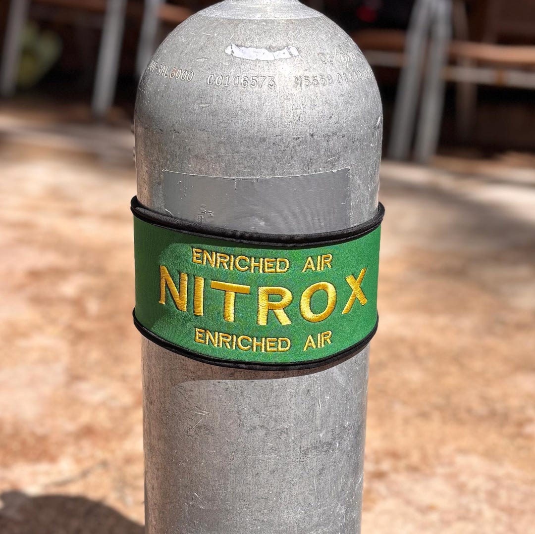 Nitrox SCUBA Tank Strap: Heavy-duty Neoprene Dive Gear Wrap - Etsy