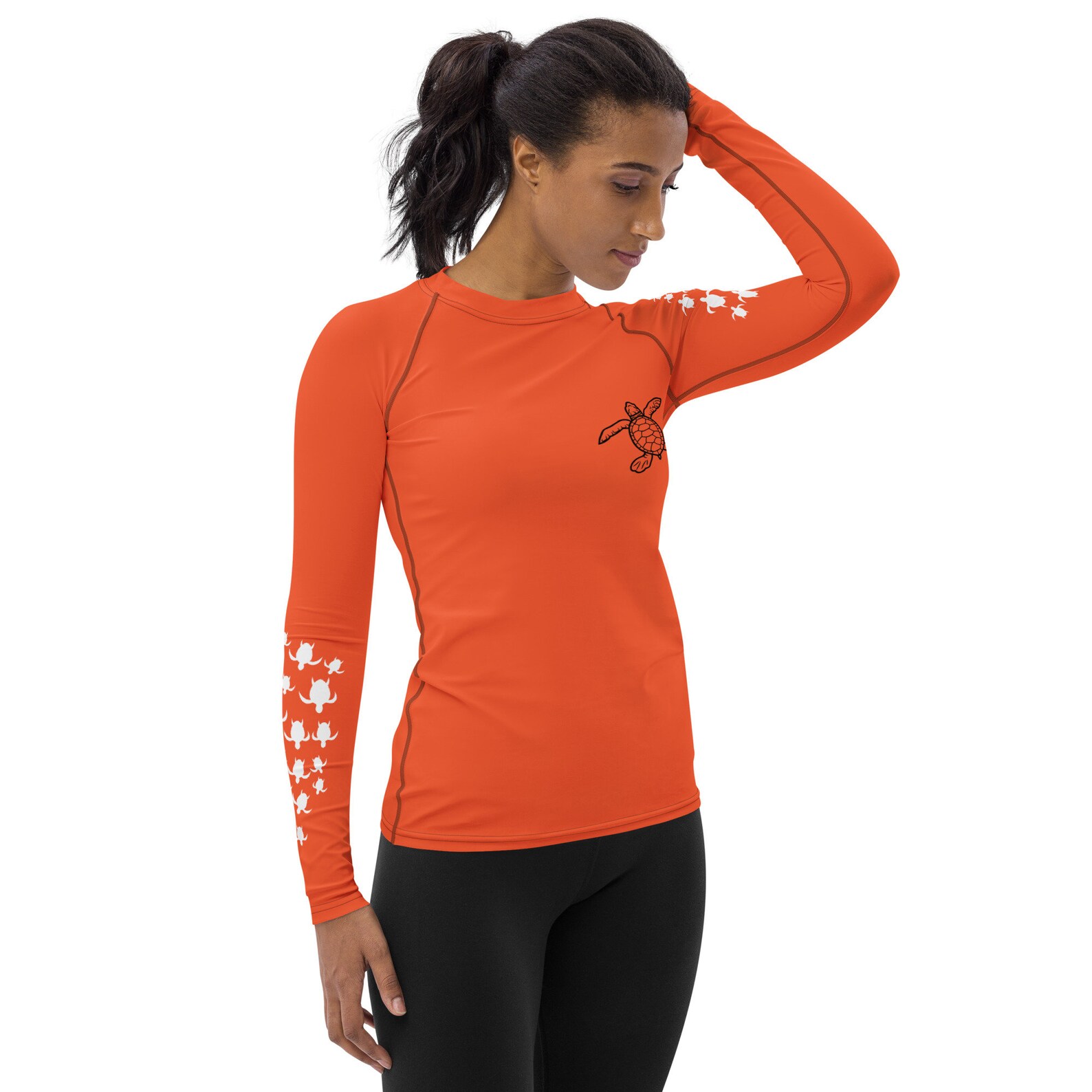 Turtle Women's Rash Guard - Etsy