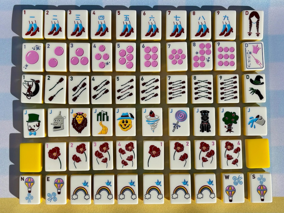 Wizard of Oz Mahjong Tile Set: From Two Sparrows Mahjong WICKED. FINAL ...