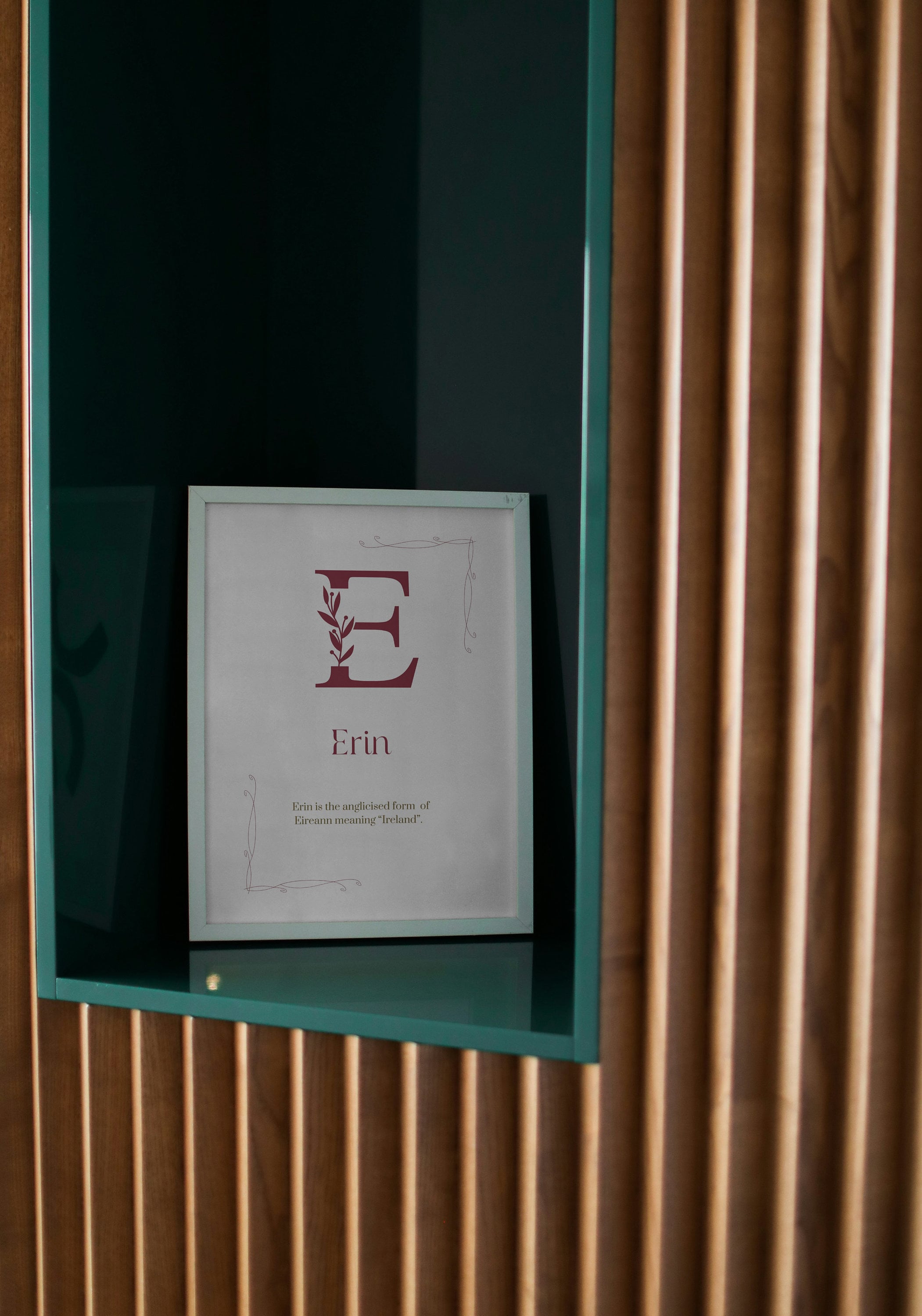 Erin | Name Art Print | Irish Wall Art | Baby Shower Gifts | Home Decor ...