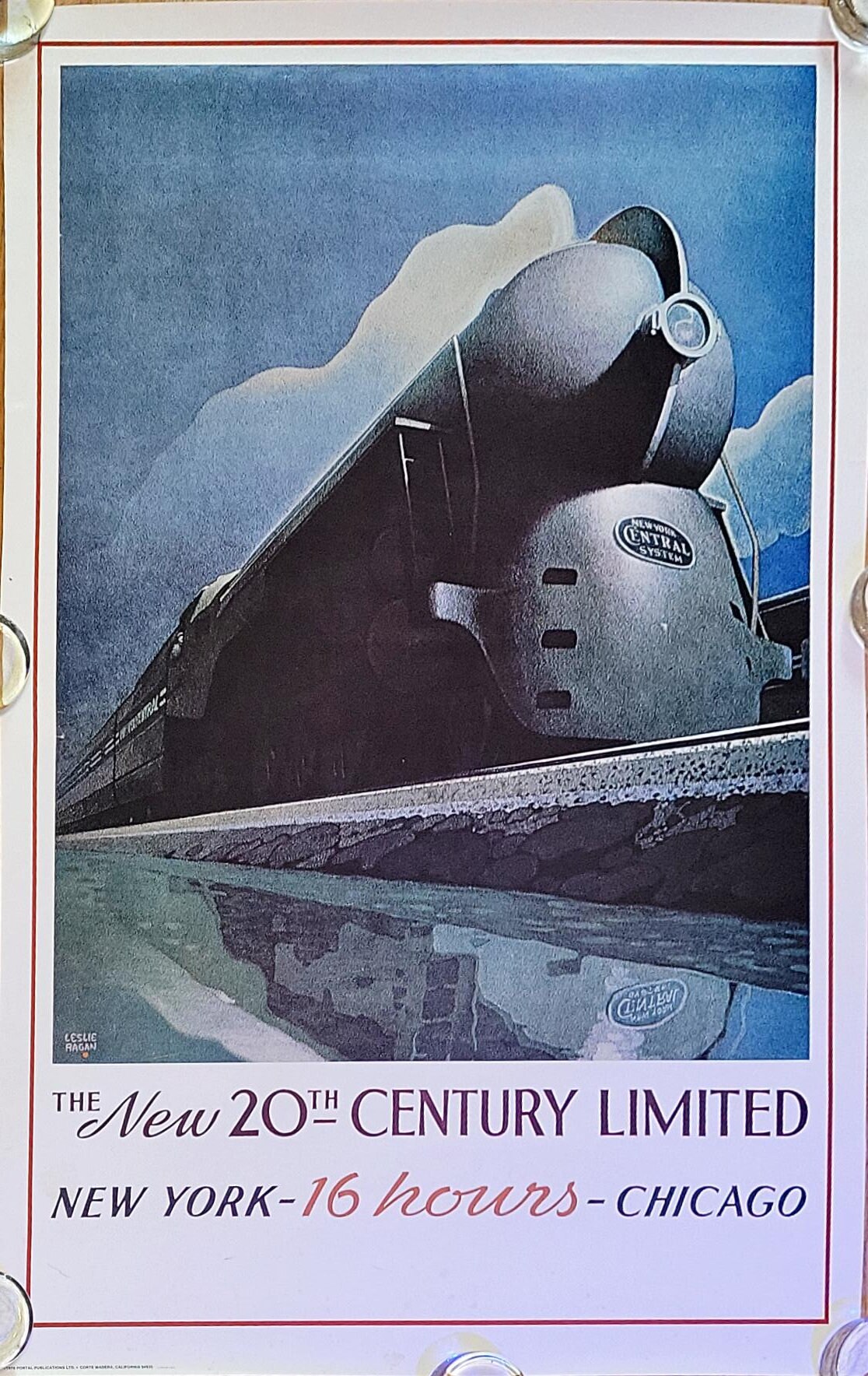 Vintage Railroad Poster Bundle, TGV and New York, New 20th Century ...