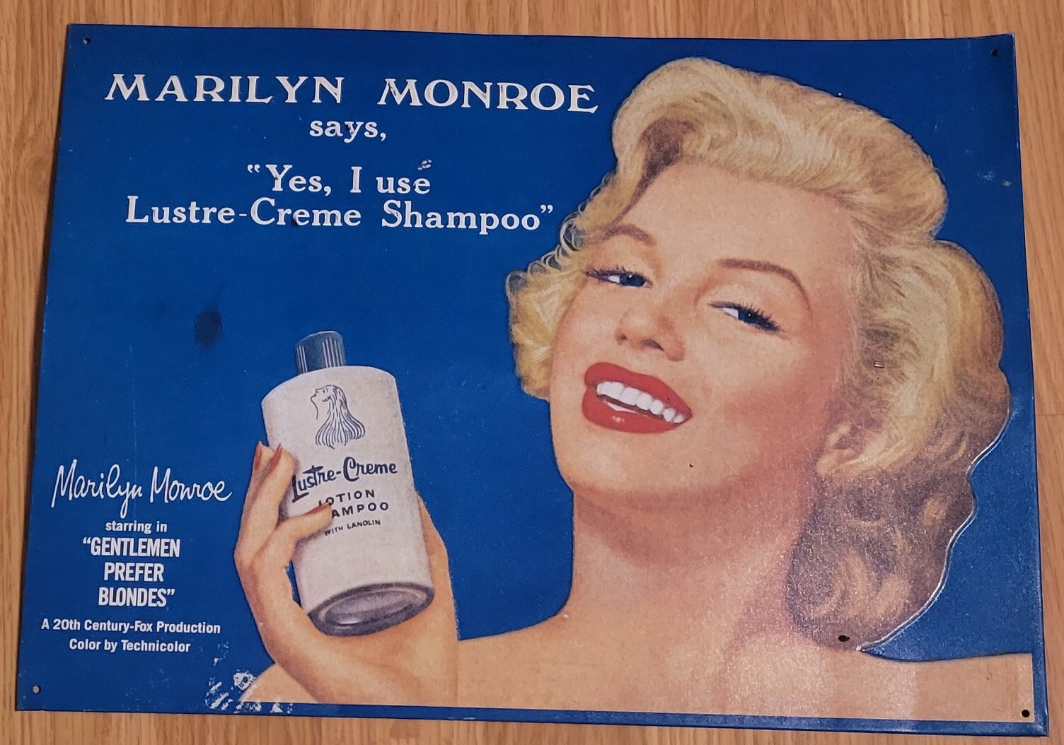 Yes, I Use Lustre-crème Shampoo, Marilyn Monroe, Reproduction Vintage ...