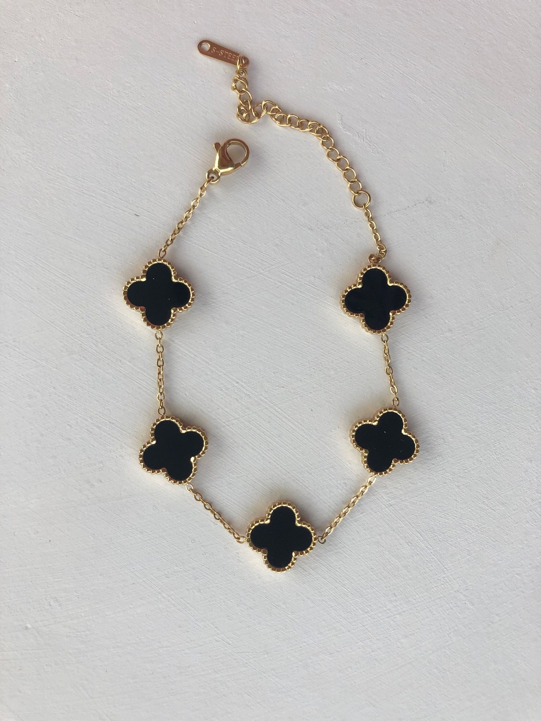 Pulsera Van Cleef pulsera de acero regalo para novia regalo - Etsy España