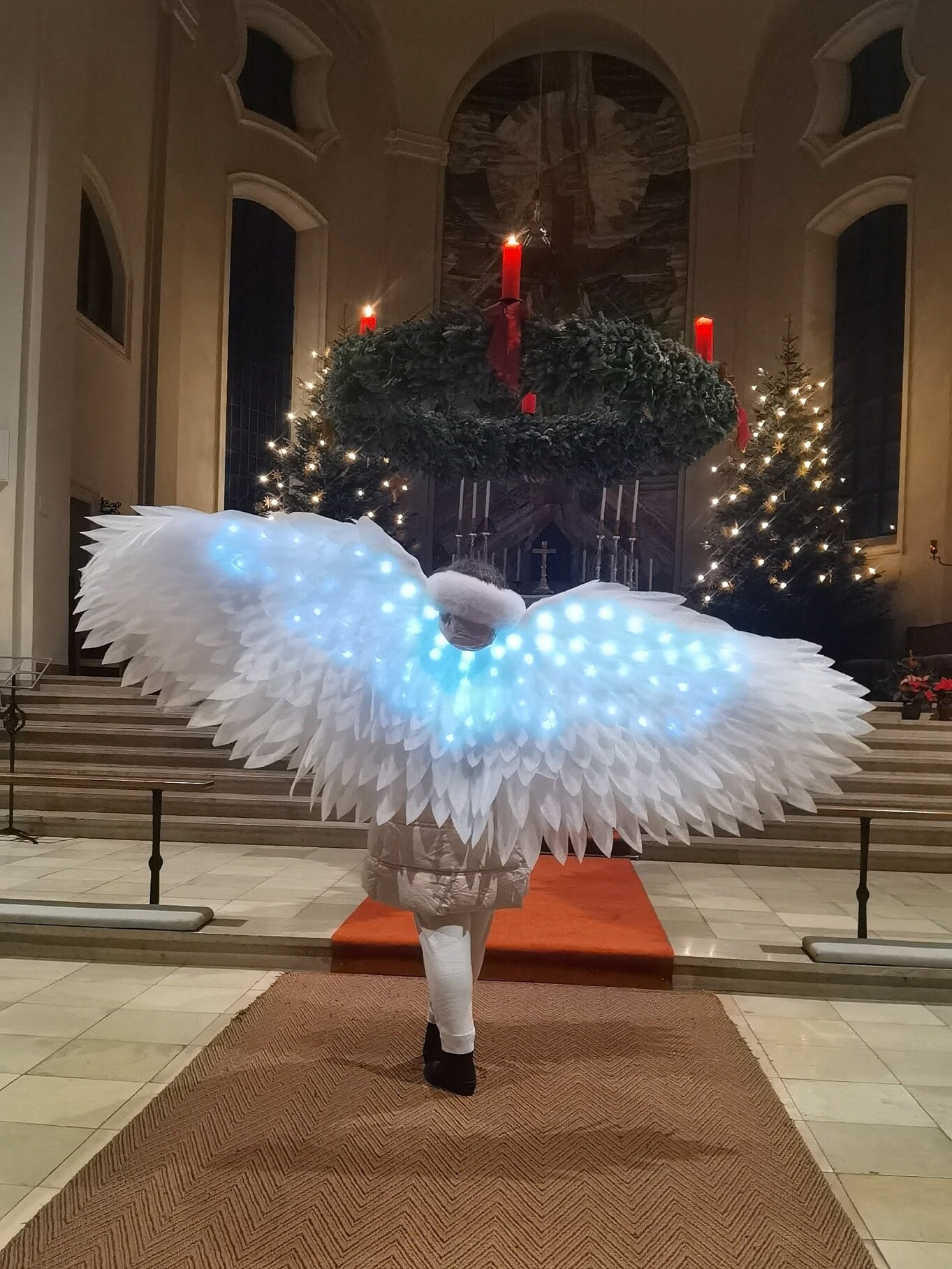 Light Angel, White Big Wings With Light, Wings to Dance, Belly Dance ...