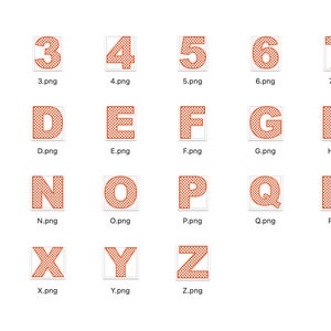 7 Sets Checkered Letters Clipart,sport Letters Png,checkered Font Png ...