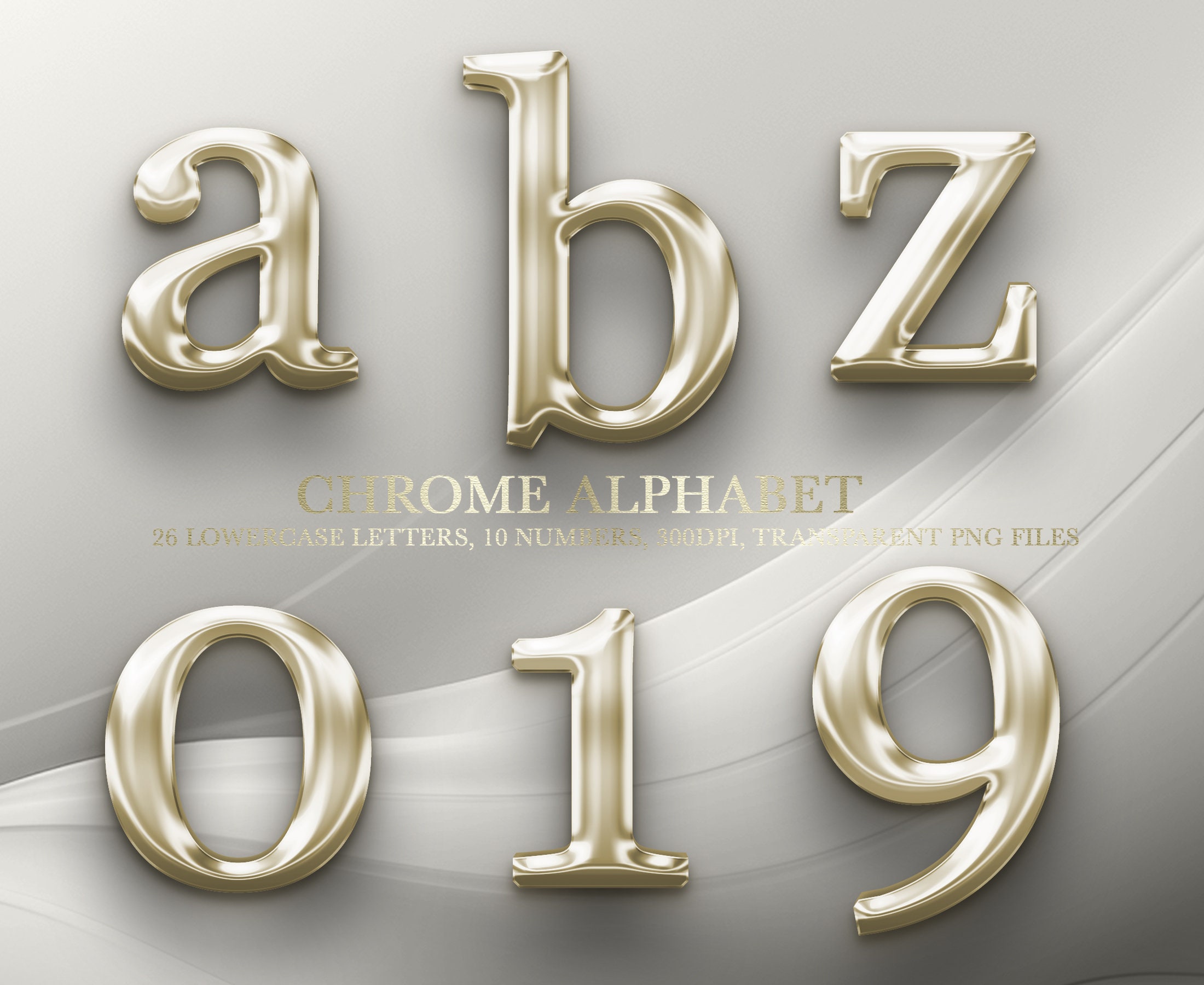 Chrome Alphabet Png,gold Chrome Letters PNG Clipart,metallic Letters ...