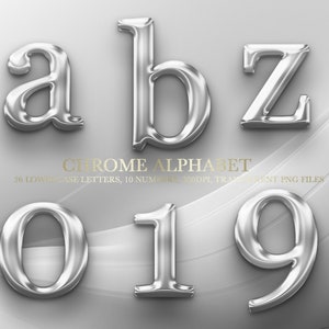 Chrome Alphabet Png,silver Chrome Letters PNG Clipart,metallic Letters ...