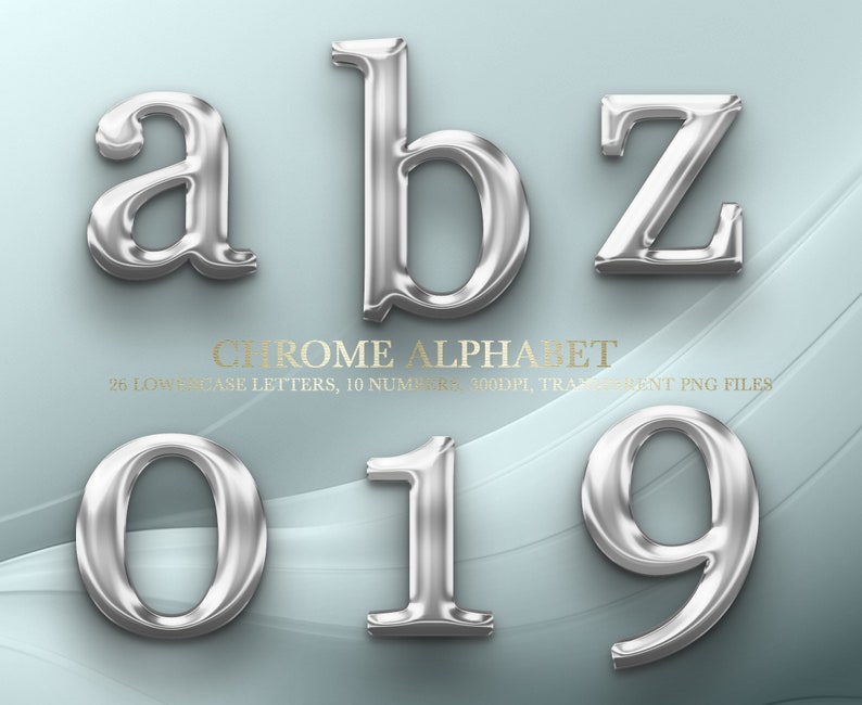 Chrome Alphabet Png,silver Chrome Letters PNG Clipart,metallic Letters ...