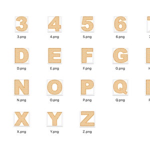 7 Sets Checkered Letters Clipart,sport Letters Png,checkered Font Png ...