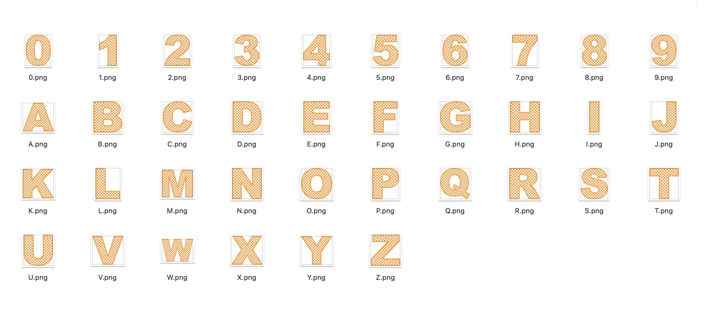7 Sets Checkered Letters Clipart,sport Letters Png,checkered Font Png ...