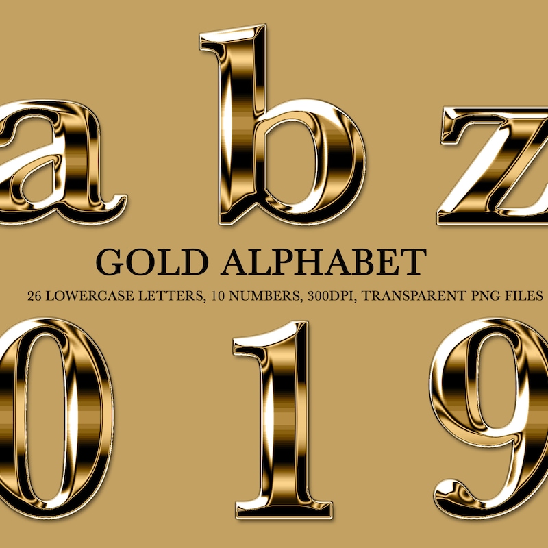 Gold Wall Letters - Etsy