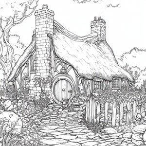 Shire Interiors Coloring Book: 100 Page Printable (PDF) - Etsy