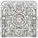 Steampunk, Square Pipe, Mandala, Coloring Book, Anxiety, Depression ...
